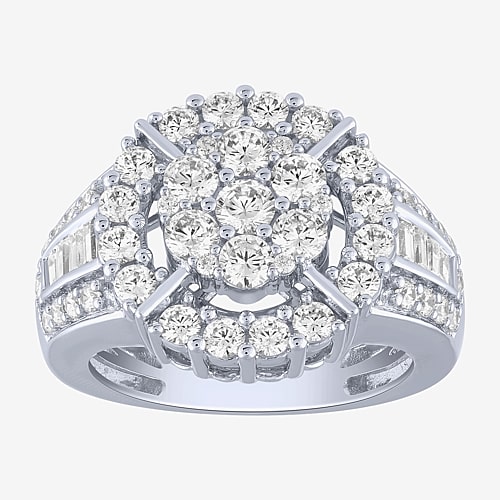 Click here for Diamond Blossom (G / Si2) Womens 2 CT. T.W. Lab Gr... prices