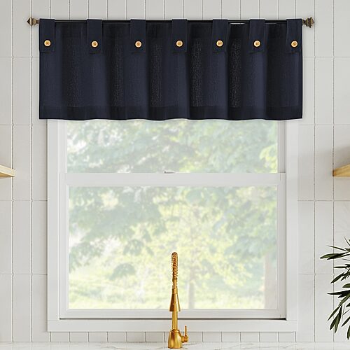 Click here for Archaeo Boulder Tab Top Tailored Valance  One Size... prices