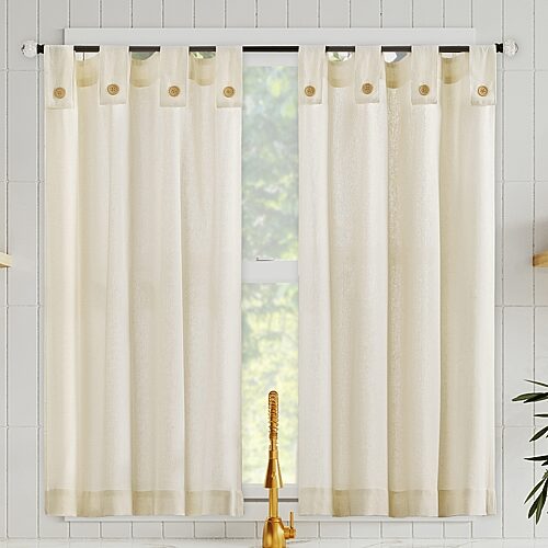 Click here for Archaeo Boulder 2-pc. Tab Top Window Tier  One Siz... prices
