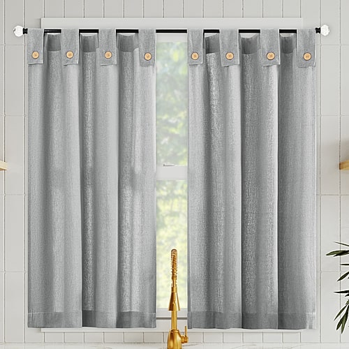 Click here for Archaeo Boulder 2-pc. Tab Top Window Tier  One Siz... prices