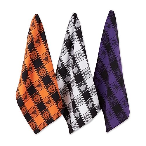 Click here for Design Imports Halloween Woven 3-pc. Dish Cloth Se... prices