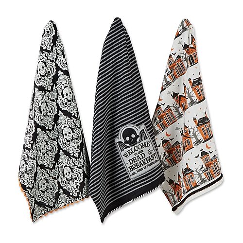 Click here for Design Imports Haunted Halloween 3-pc. Dish Cloths... prices