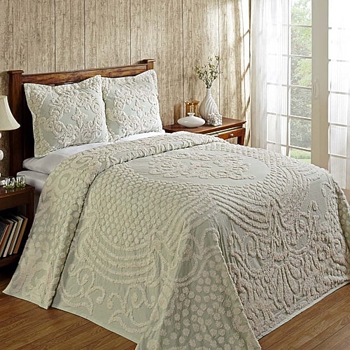 Click here for Better Trends Florence Chenille Bedspread  One Siz... prices