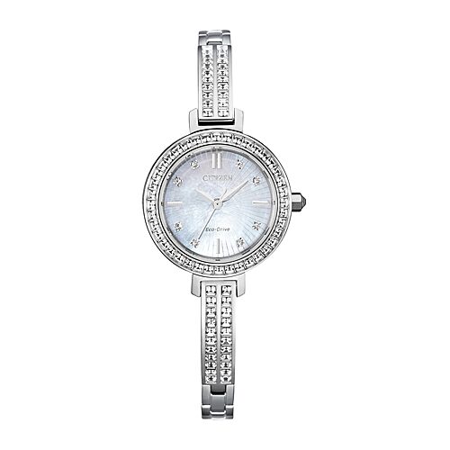 Click here for Citizen Eco-Drive Silhouette Crystal Ladies Stainl... prices