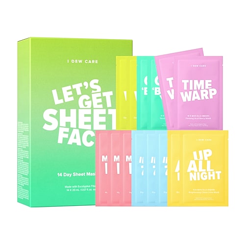 Click here for I Dew Care Lets Get Sheet Faced Masks  One Size  S... prices
