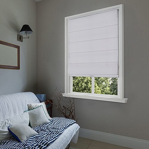 Click here for Austin Fabric Cordless Blackout Roman Shade  One S... prices