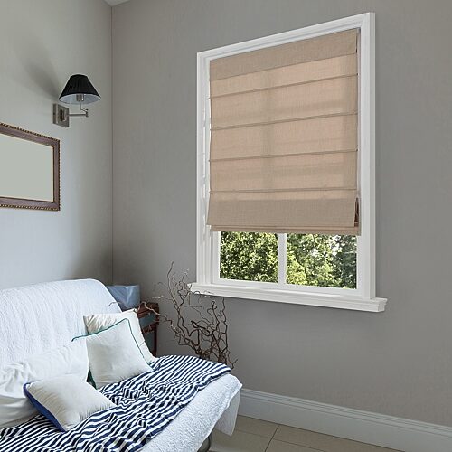 Click here for Austin Fabric Cordless Light-Filtering Roman Shade... prices