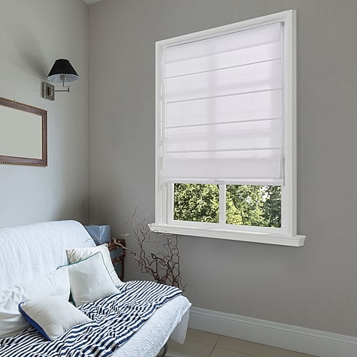 Click here for Austin Fabric Cordless Light-Filtering Roman Shade... prices