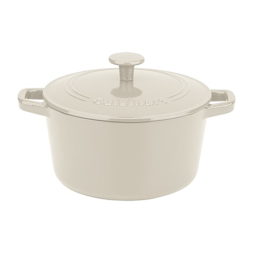 Click here for Cuisinart Cast Iron 3-qt. Dutch Oven  One Size  Wh... prices