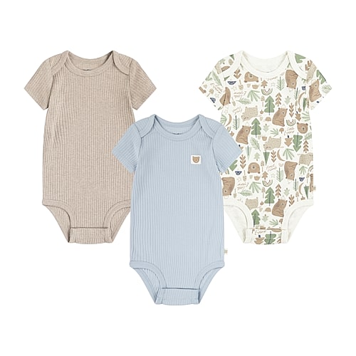 Click here for Huggies Baby Boys Crew Neck Short Sleeve Rib 3-pc.... prices