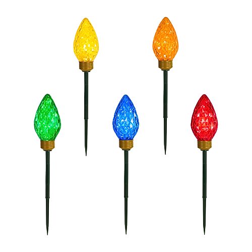 Click here for Northlight Led Pathway Marker Lawn Stakes Christma... prices