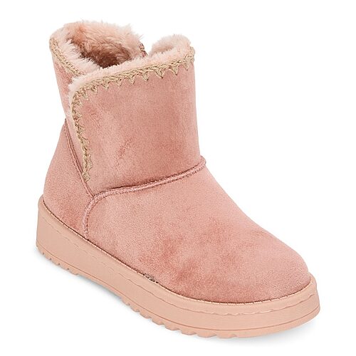 Click here for Thereabouts Little & Big Kid Girls Rose Faux Fur L... prices