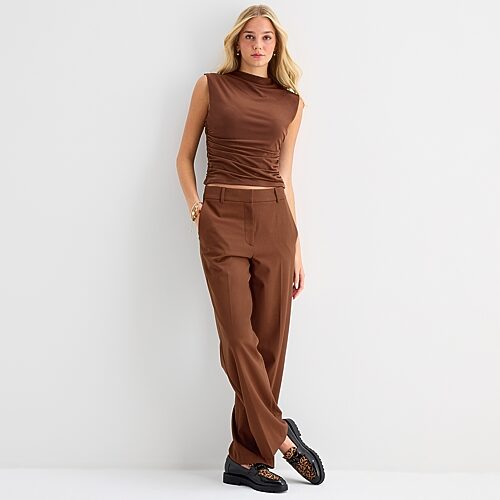 Click here for by&by Womens Juniors Wide Leg High Rise Trouser  1... prices