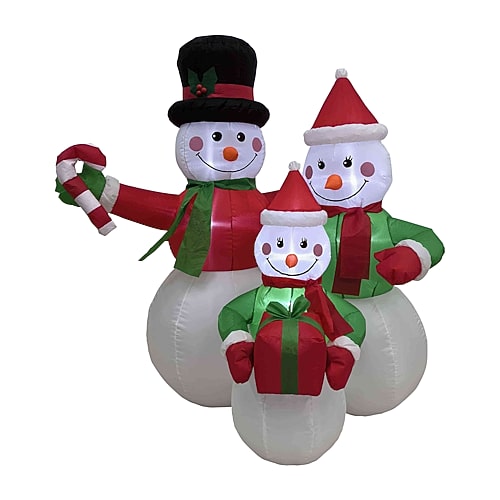Northlight Inflatable Family of Snowman - 4-Inch - White