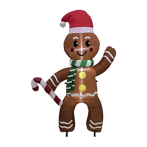 Northlight Inflatable Gingerbread Man - 5-Inch - Brown