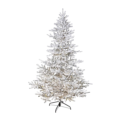 Click here for Northlight 7.5 Led Flocked Garden 7 1/2 Foot Pre-L... prices
