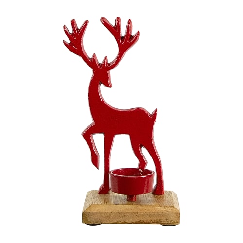 Click here for Northlight Reindeer Metal Tealight Candle Holder... prices