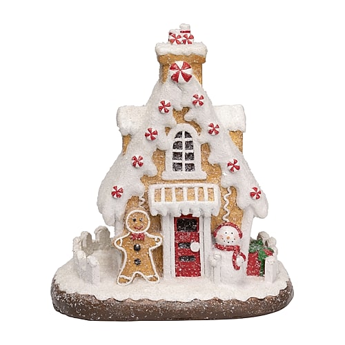 Click here for Northlight 10 Snowy Gingerbread House Christmas Ta... prices
