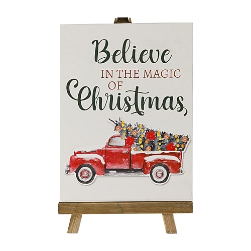Click here for Northlight 9.25 Red Truck Christmas Tabletop Decor... prices