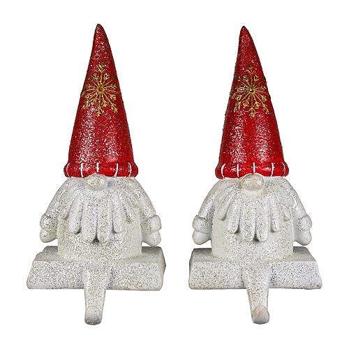 Click here for Northlight 8.25 Gnome Christmas Stocking Holder  O... prices