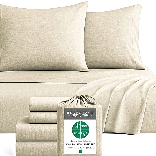 Click here for Bedvoyage Eco-Melange 300tc Sheet Set  One Size  B... prices