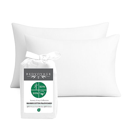 Click here for Bedvoyage Eco-Melange 300tc Pillowcases  One Size... prices