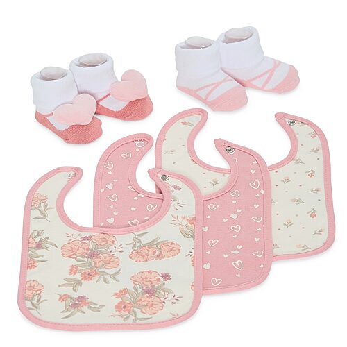 Click here for First Steps By Stepping Stones Baby Girls 5-pc. Bi... prices