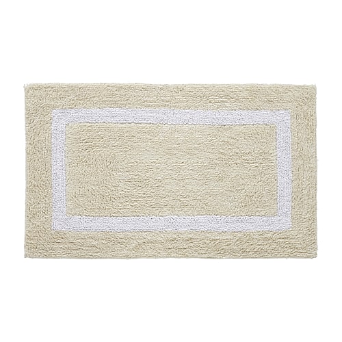 Better Trends Lux Contrast Frame Bath Rug  21 x 34 - Multi 5
