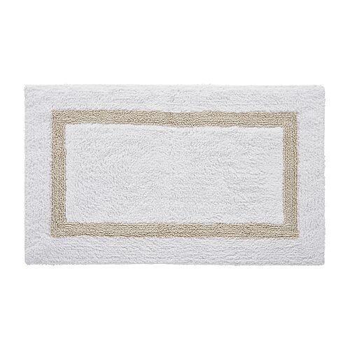 Better Trends Lux Contrast Frame Bath Rug  21 x 34 - Multi