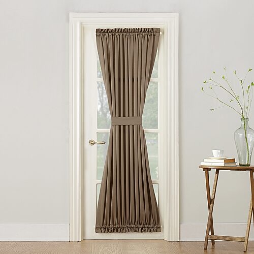 Click here for Grant Room Darkening Rod Pocket Door Curtain Panel... prices