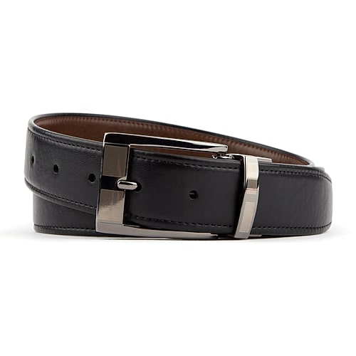 Click here for Van Heusen Feather Edge Mens Belt  S (30-32)  Blac... prices