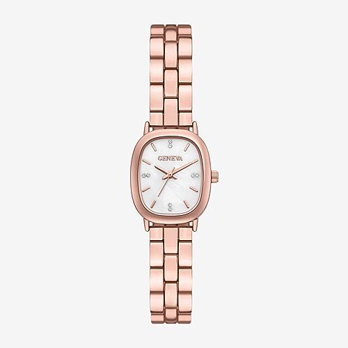Click here for Geneva Womens Rose Goldtone Bracelet Watch Fmdjm31... prices