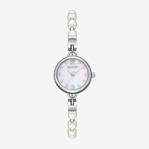 Click here for Geneva Womens Crystal Accent Silver Tone Bracelet... prices
