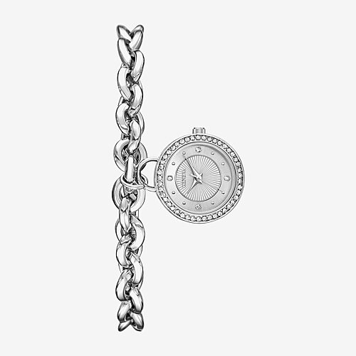 Click here for Geneva Womens Crystal Accent Silver Tone Bracelet... prices
