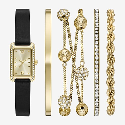 Click here for Womens Crystal Accent Brown 5-pc. Watch Boxed Set... prices