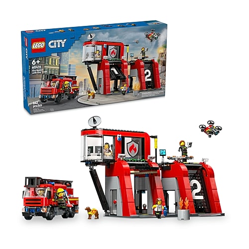 Click here for LEGO City Fire Station Building Blocks 843-pc.  On... prices