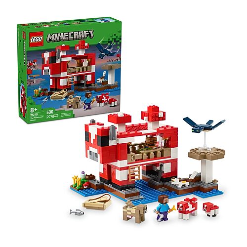 Click here for LEGO Minecraft Mooshroom House Building Blocks 500... prices