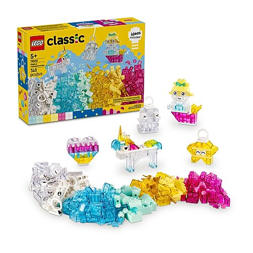 Click here for LEGO Classic Transparent Box Building Blocks 340-p... prices