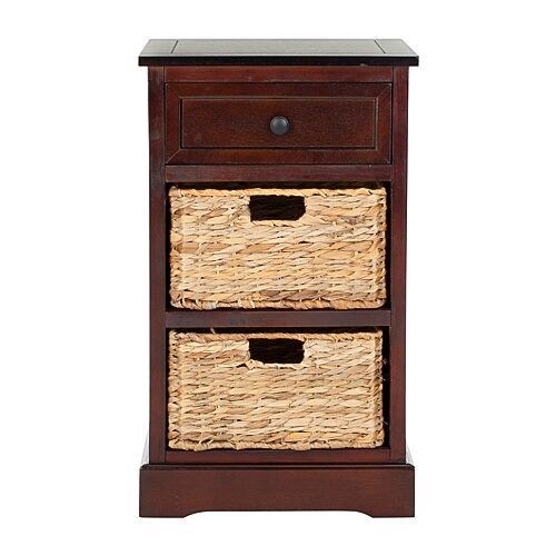 Click here for Carie 3-Drawer Storage End Table  One Size  Brown prices