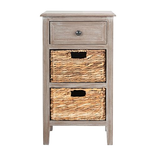 Click here for Everly 3-Drawer Storage End Table  One Size  White prices
