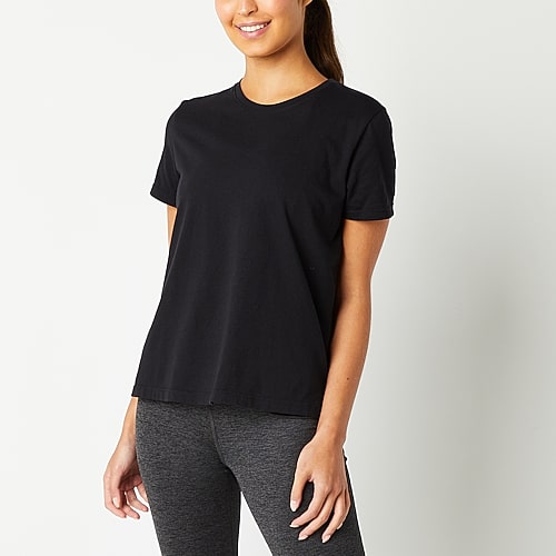 Click here for Xersion Womens Cotton Crew Neck Short Sleeve T-Shi... prices