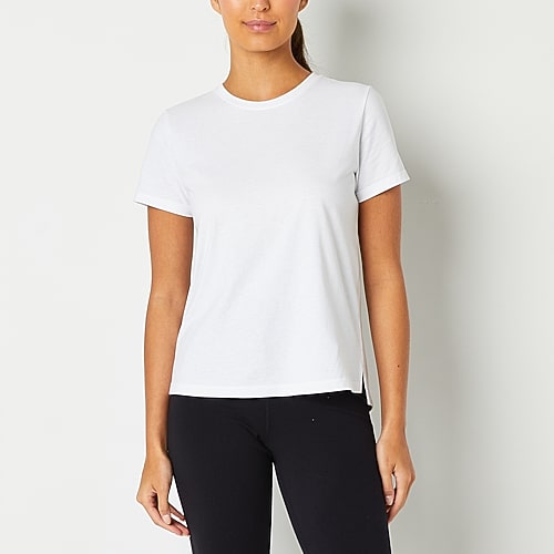 Click here for Xersion Womens Cotton Crew Neck Short Sleeve T-Shi... prices