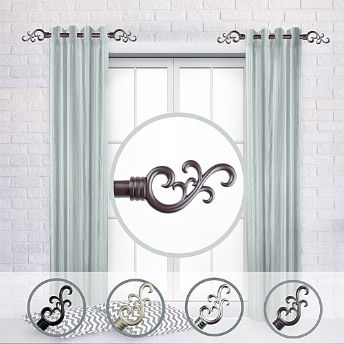 Click here for Rod Desyne (Set Of 2) Madeline Side 1 IN Adjustabl... prices