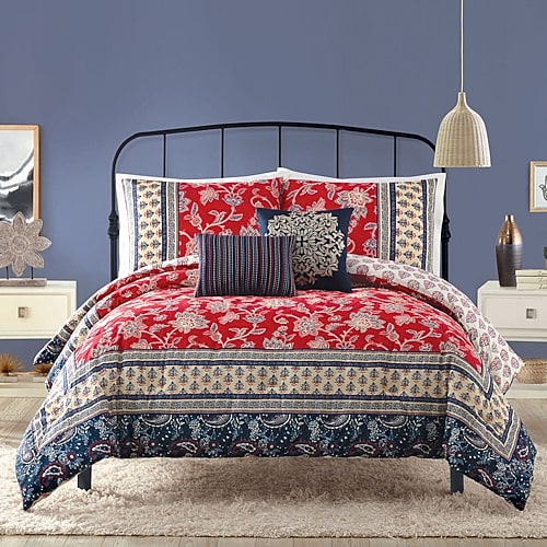 Click here for Indigo Bazaar Marbella 5-pc. Reversible Embroidere... prices