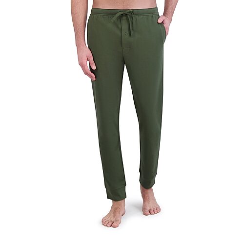 Click here for Hanes Mens French Terry Pajama Pants  Medium  Gree... prices