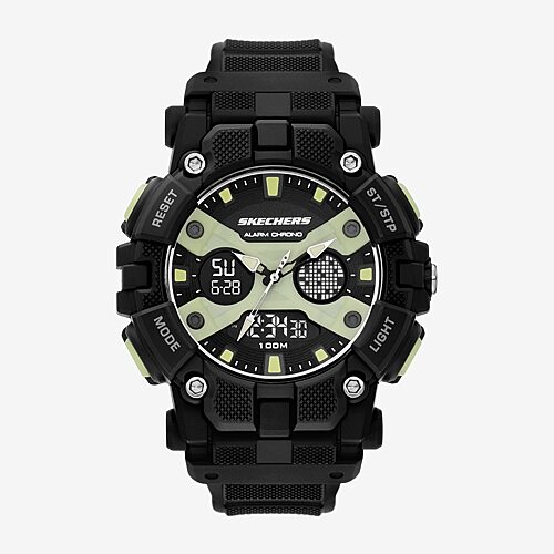 Click here for Skechers Mens Black Strap Watch Sr1190  One Size... prices
