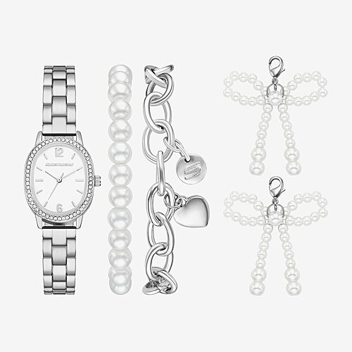 Click here for Skechers Womens Silver Tone 5-pc. Watch Boxed Set... prices