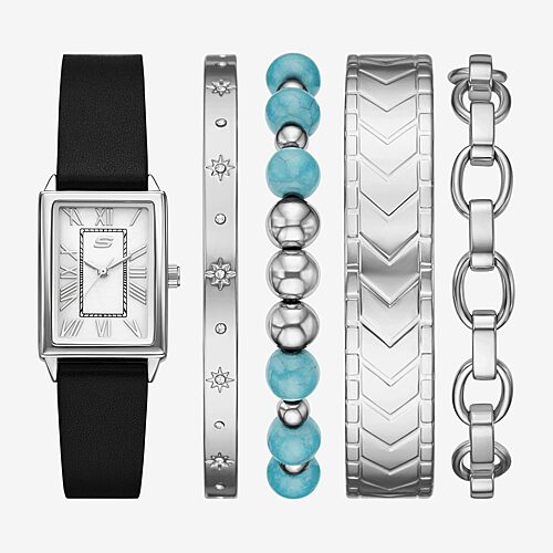 Click here for Skechers Womens Black 5-pc. Watch Boxed Set Sr9132... prices