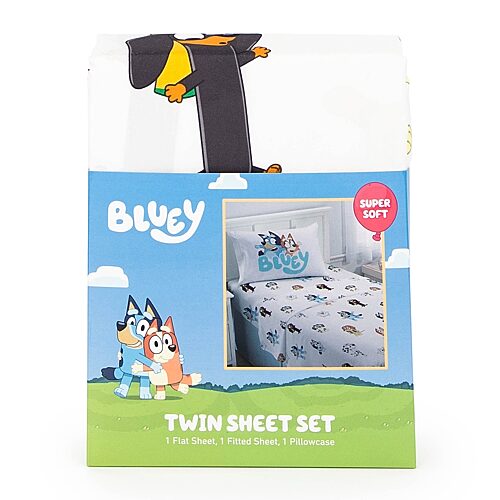 Click here for Bluey Sheet Set  One Size  Blue prices