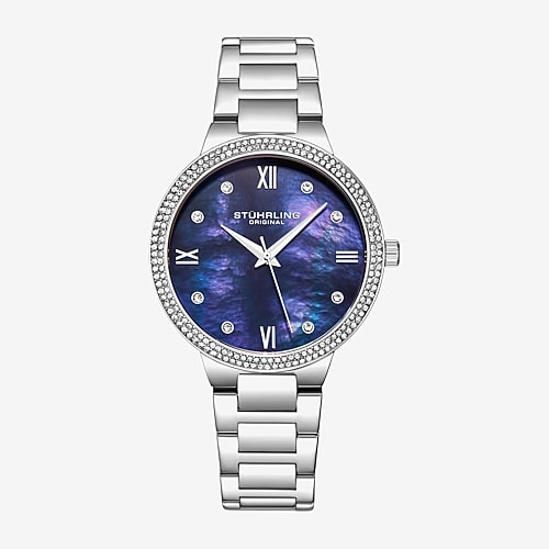 Click here for Stuhrling Womens Silver Tone Stainless Steel Brace... prices